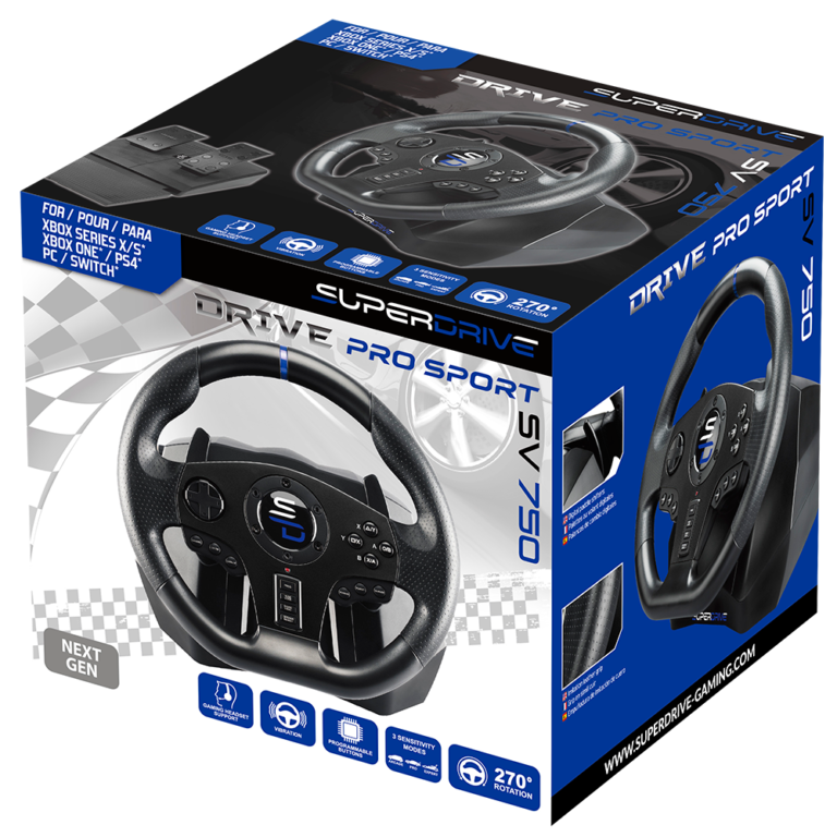 Superdrive - Volant de course SV750 - Superdrive Gaming