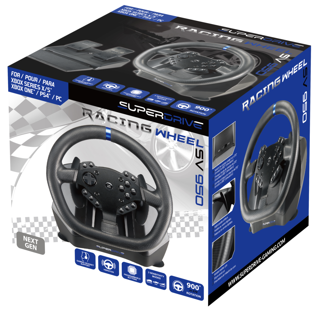 Superdrive - Volant de course SV950 - Superdrive Gaming